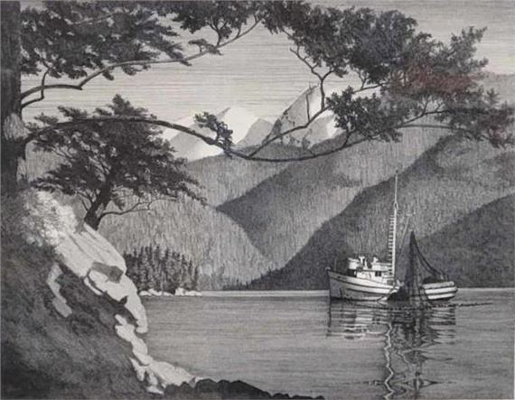 Fred Machetanz | Purse Seining (Circa 1960) | MutualArt