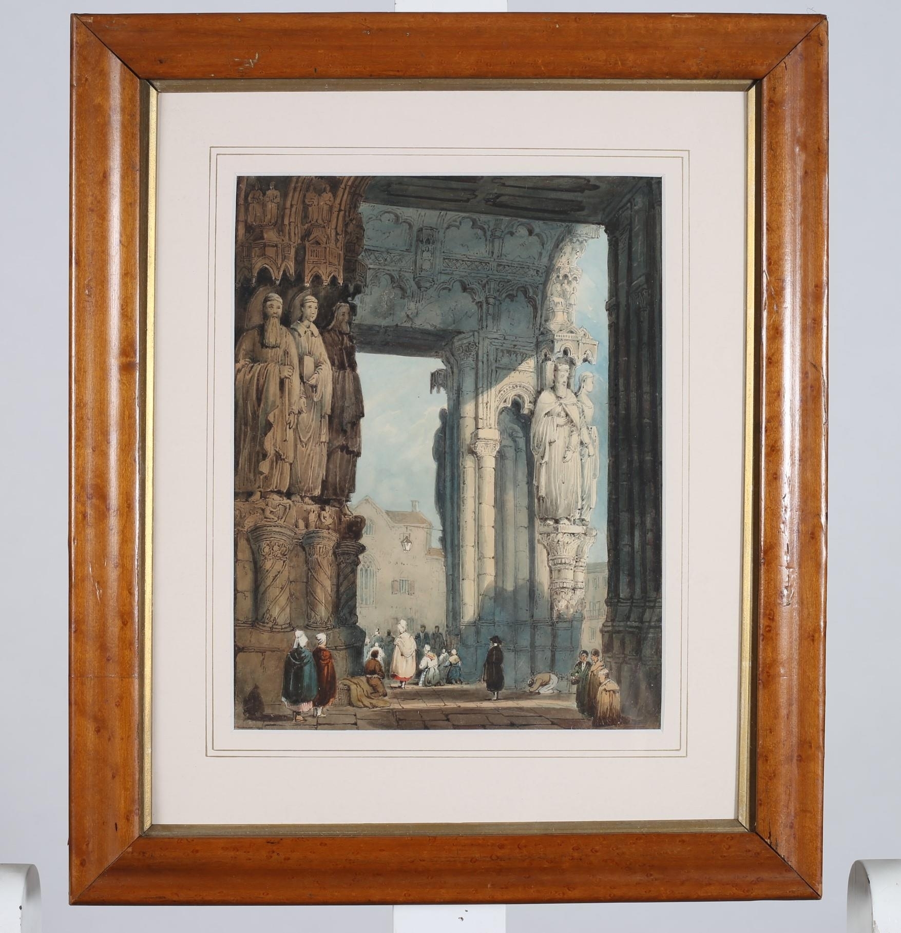 Samuel Prout | The Porch of Chartres Cathedral | MutualArt