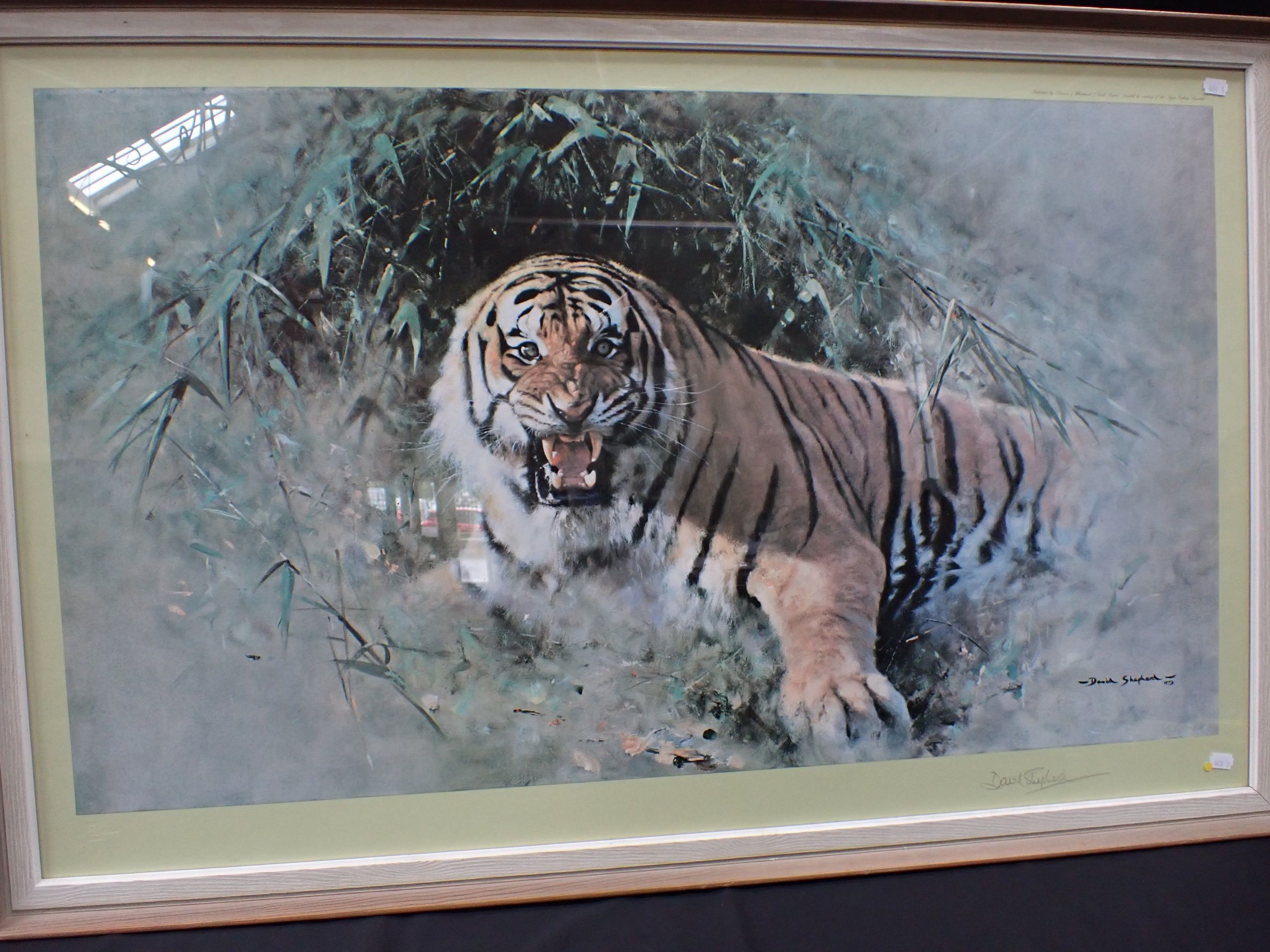 David Shepherd | Tiger fire | MutualArt