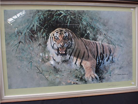 David Shepherd | Tiger fire | MutualArt