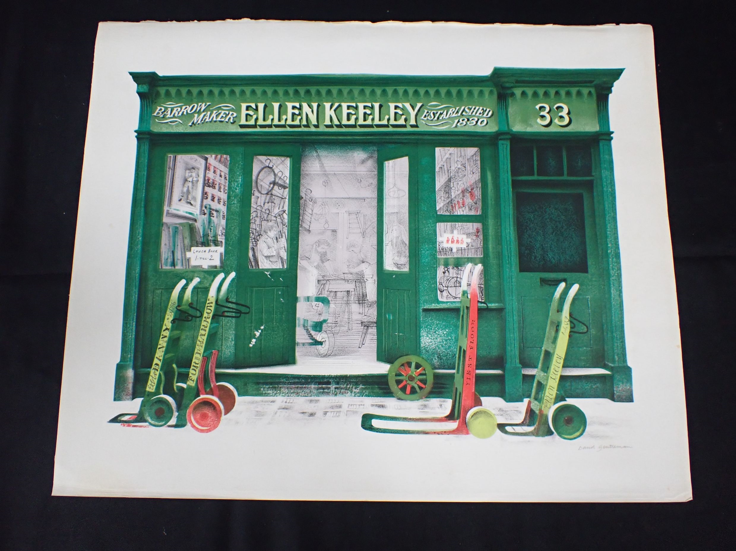 David Gentleman | Ellen Keeley, Barrow maker | MutualArt