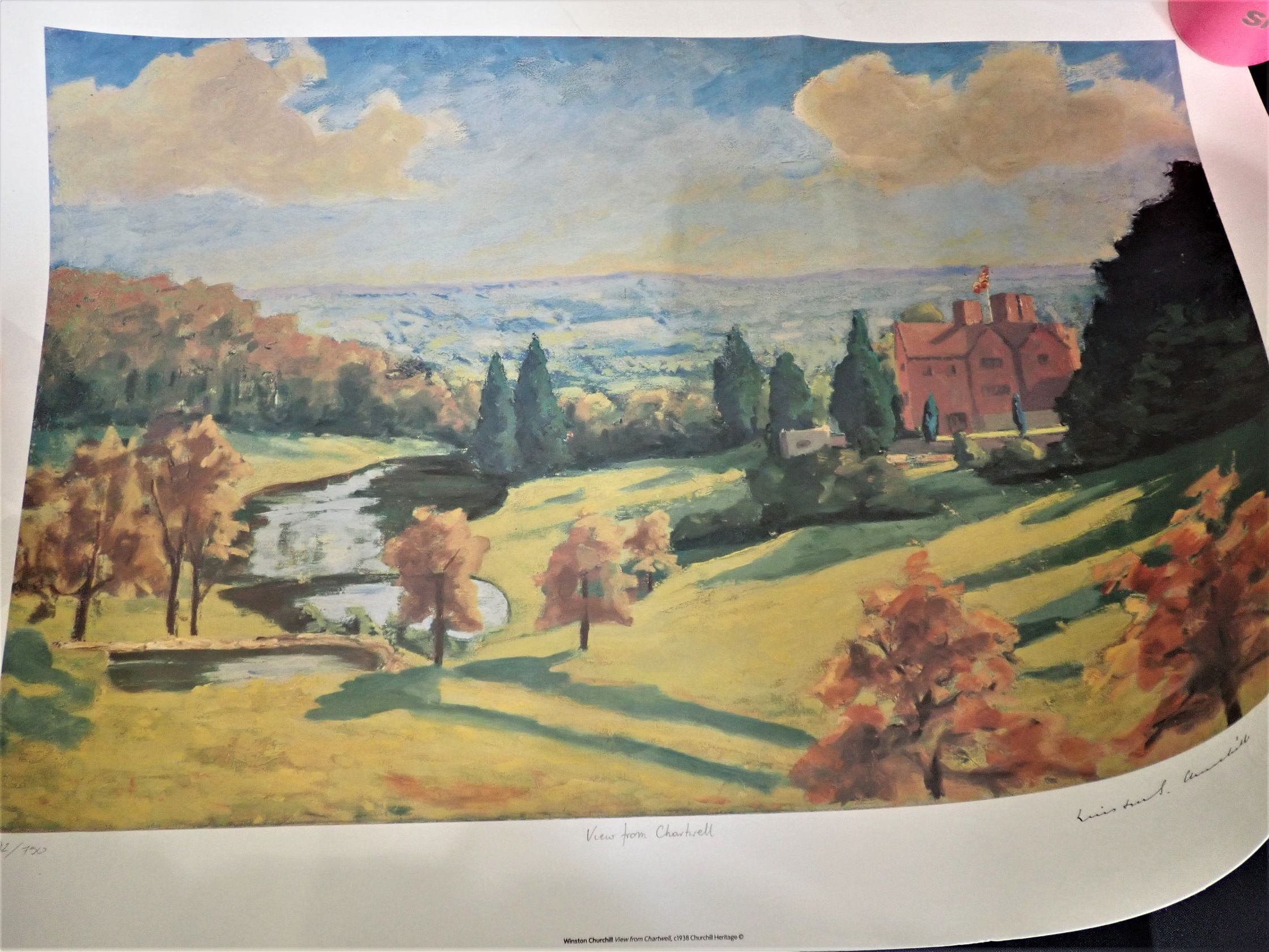 Sir Winston Churchill | View from Chartwell | MutualArt