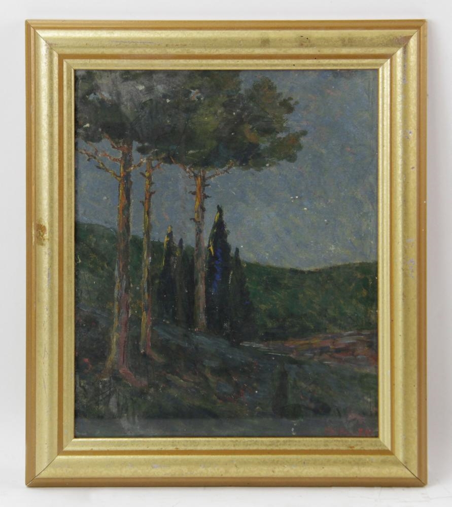 M. Allen | Landscape with trees | MutualArt