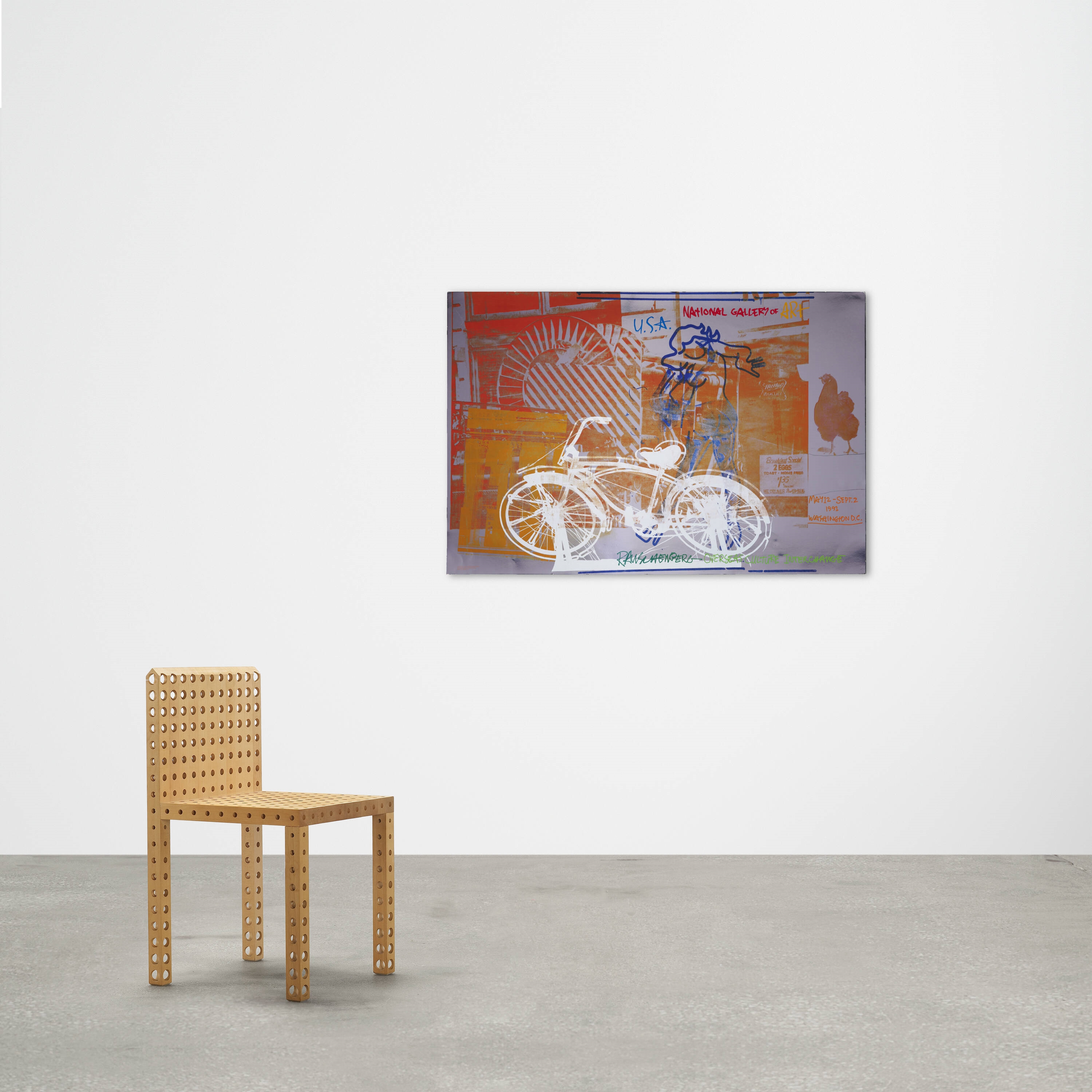 Robert Rauschenberg | Bicycle, National Gallery of Art (1991) | MutualArt