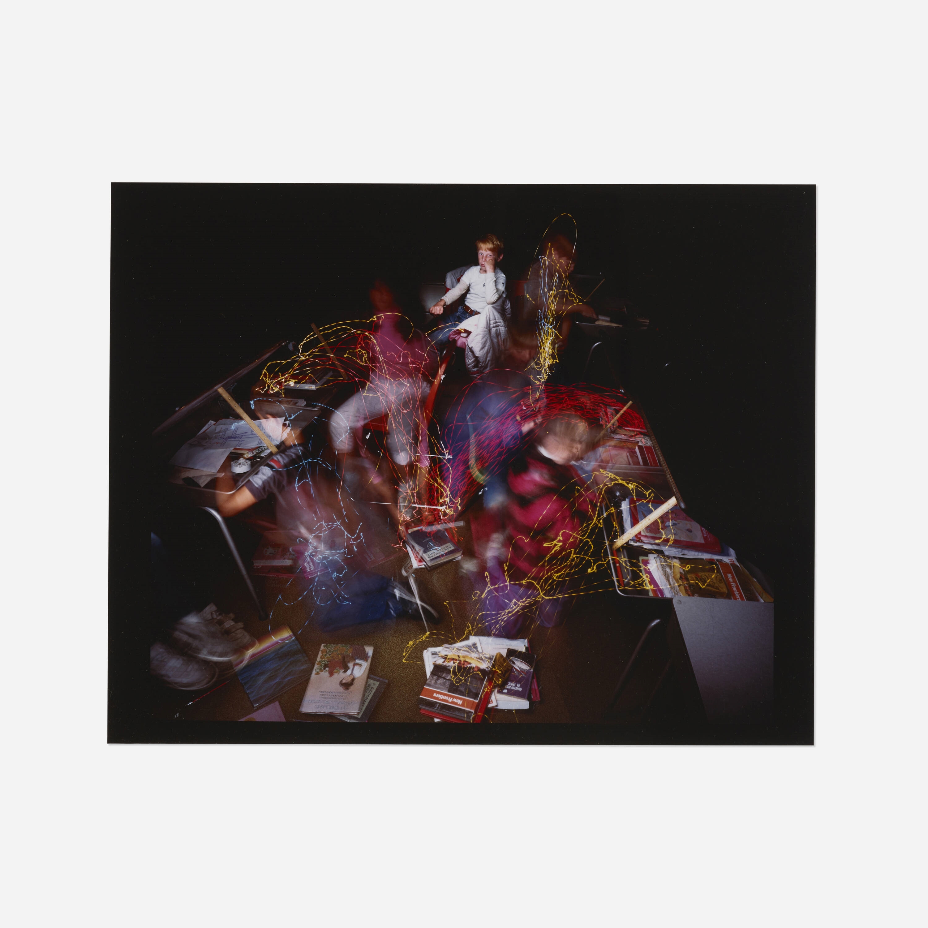 Mike Mandel | Kids Clean Desks (1986) | MutualArt