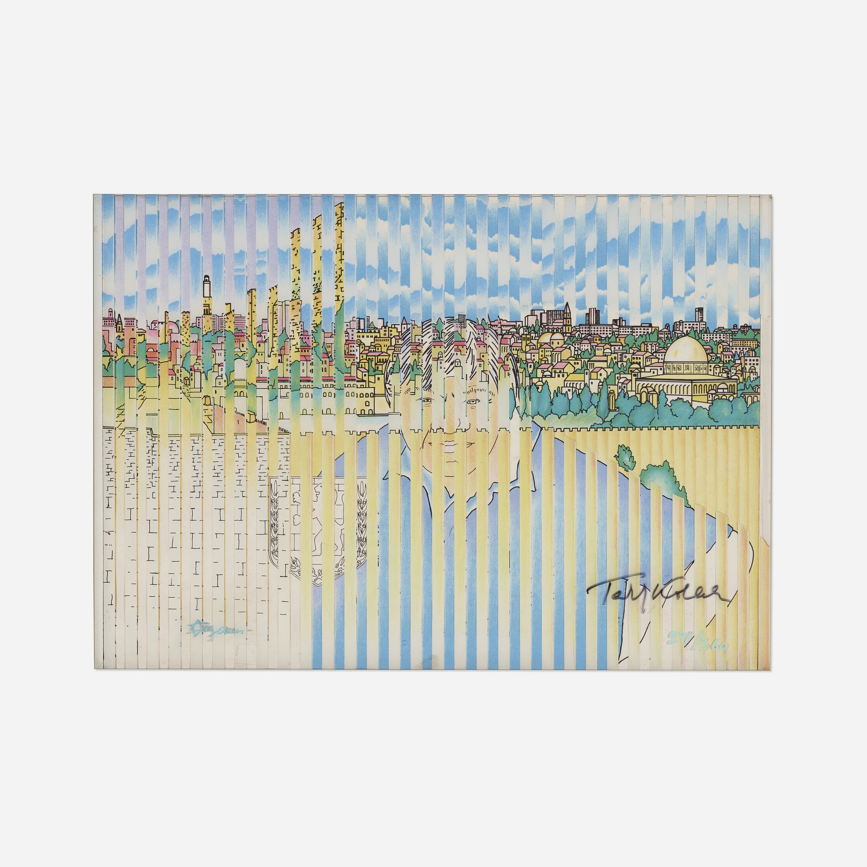 Yaacov Agam | Jerusalem 3000 | MutualArt