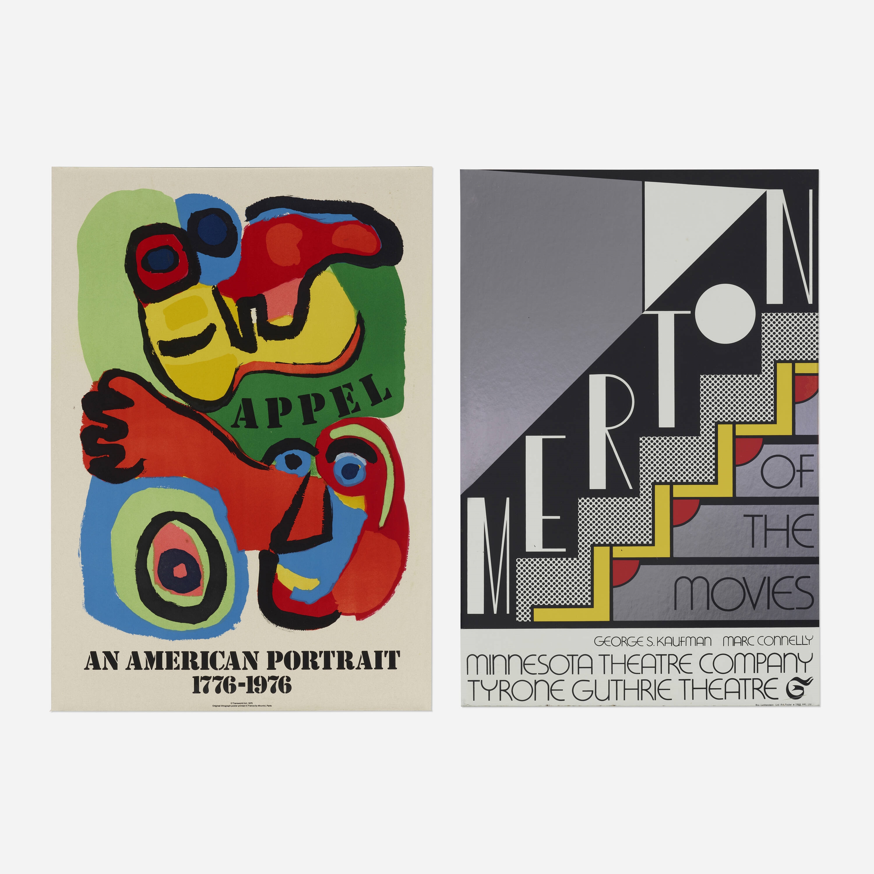 Karel Appel | Two posters | MutualArt