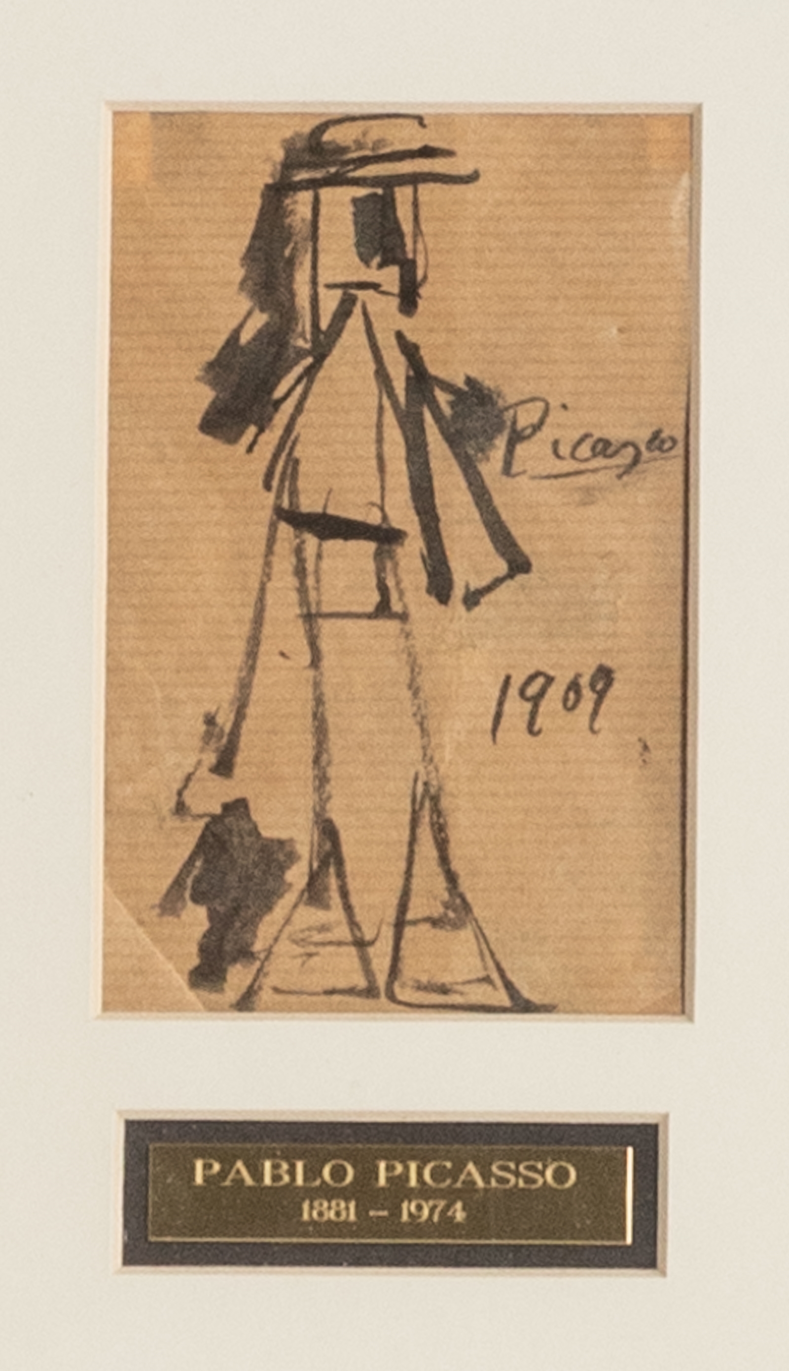 Pablo Picasso | Walking Man (1909) | MutualArt