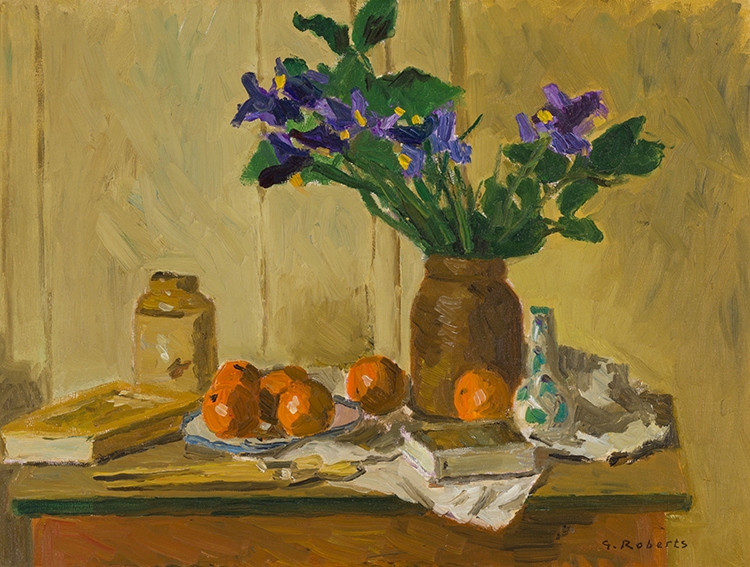 William Goodridge Roberts | Still Life with Irises | MutualArt