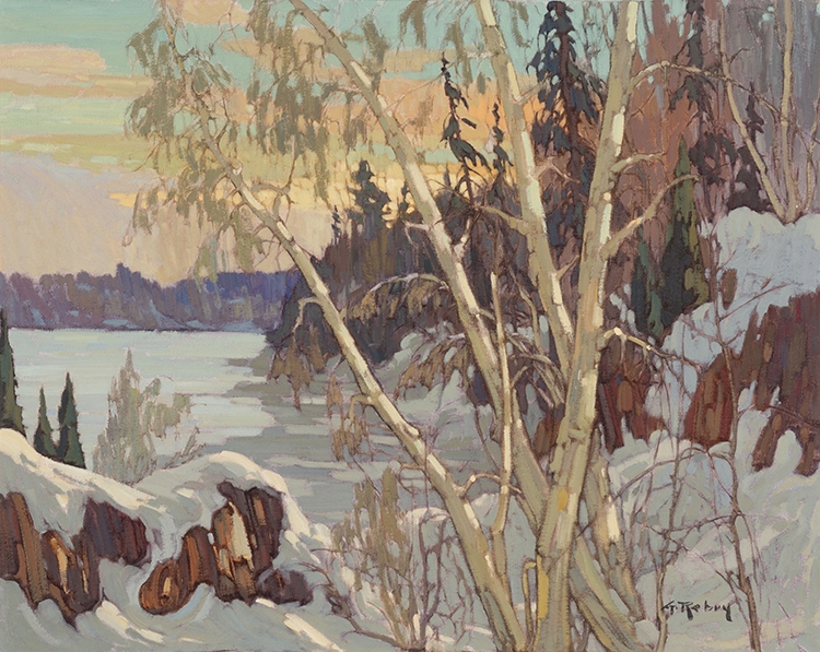 Gaston Rebry | The White Birch (1985) | MutualArt