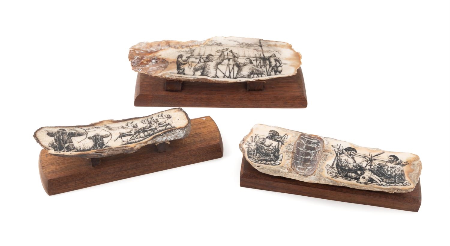 Geoff Olson | FOSSIL WALRUS SCRIMSHAW (1956) | MutualArt