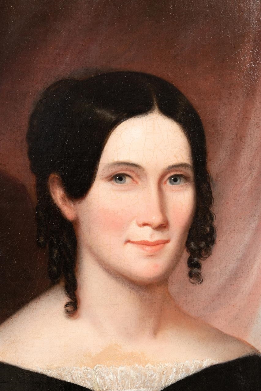 George Esten Cooke | HUSBAND & WIFE OIL PORTRAITS (1842) | MutualArt