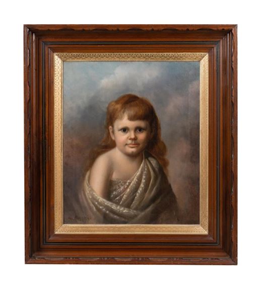 Hal Alexander Courtney Morrison | PORTRAIT OF A YOUNG GIRL | MutualArt