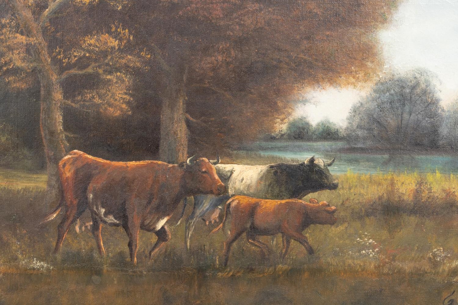 American School, 18th Century | Cows in Pasture | MutualArt