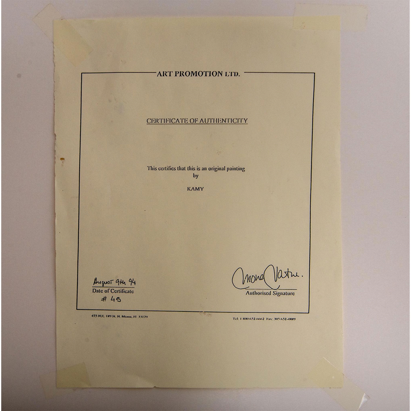 Kamy Deljou | Graphique Du Jour Studios (1979) | MutualArt