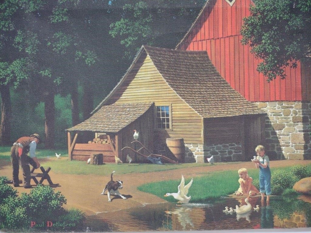 Paul Detlefsen | Family Farm | MutualArt