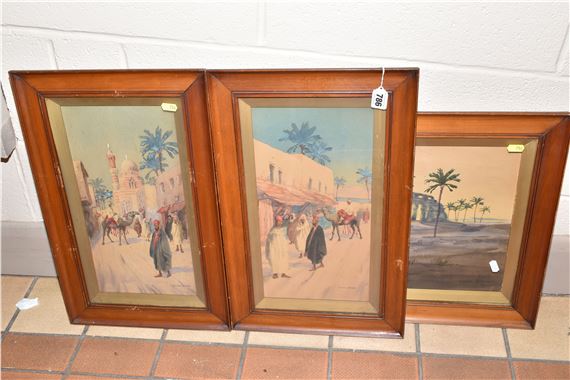 Giovanni Barbaro | THREE NORTH AFRICAN SCENES | MutualArt