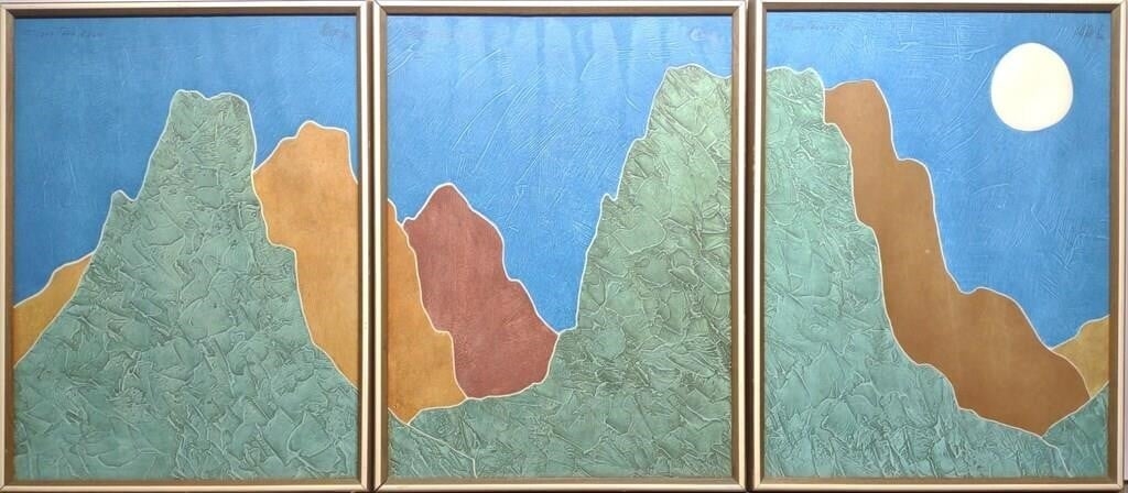 Peter Keefer | Taos abstract landscape | MutualArt