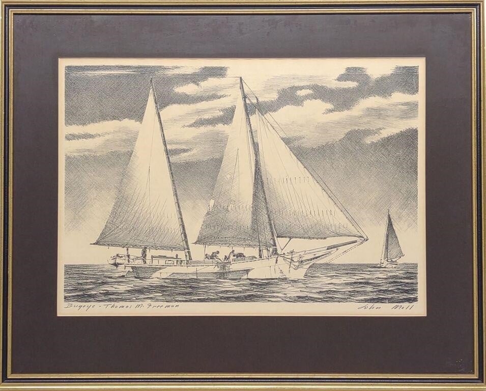 John Moll | Bugeye Sailboat | MutualArt