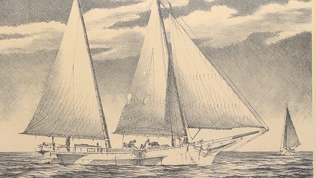 John Moll | Bugeye Sailboat | MutualArt