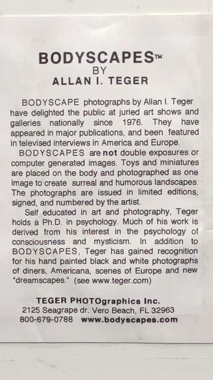 Allan I. Teger | Bodyscape Photographs | MutualArt