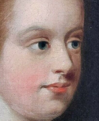 Nathan Drake | PORTRAIT OF A GIRL MISS GRIMSTON OIL PAINTING (18th ...