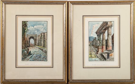 Giovanni Gallo | Pompei Porta Di Nola ; Pompei Tempio Di Apollo | MutualArt
