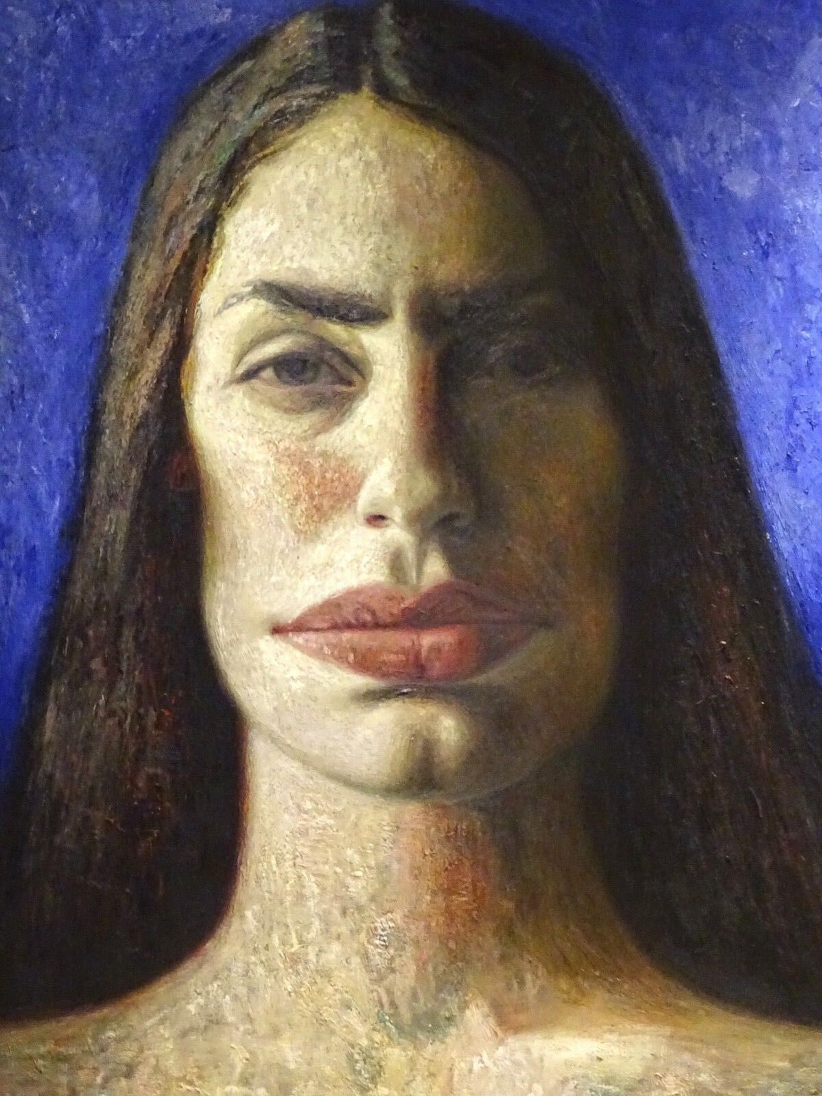 George Selling | PORTRAIT OF ARTIST PENNY GORING OIL PAINTING (20th ...