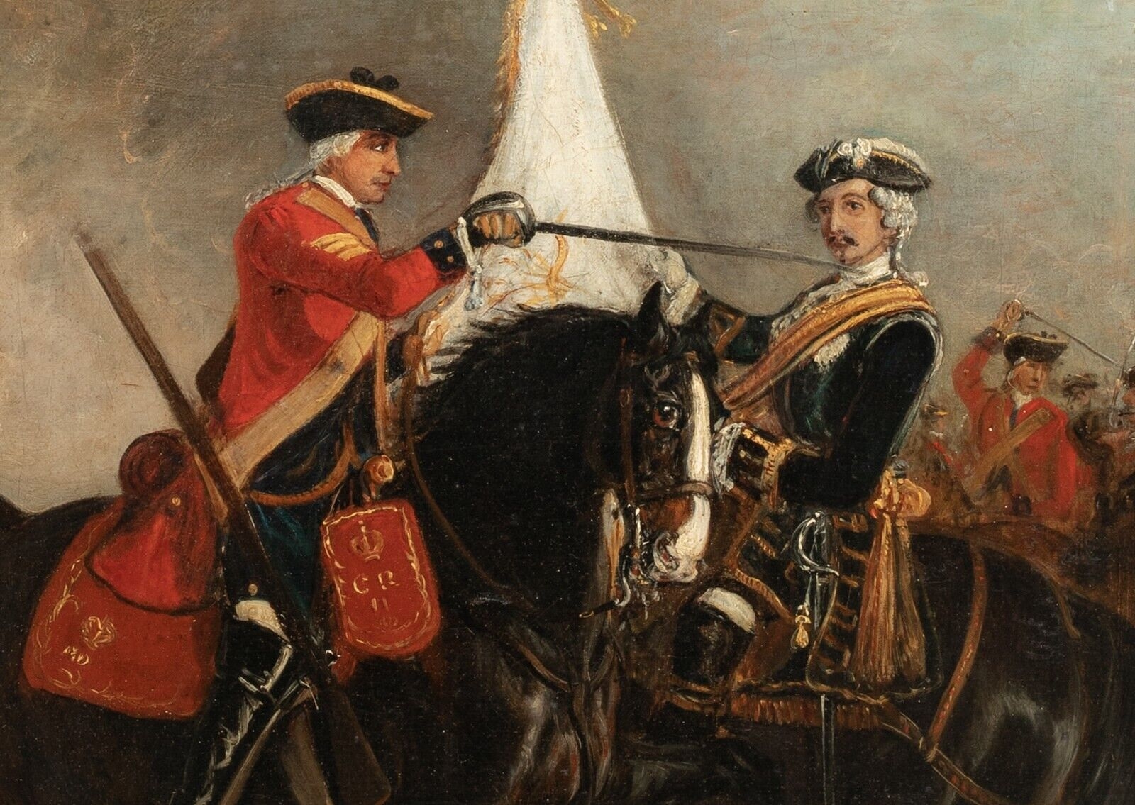 British School, 18th Century | THE SURRENDER, SIEGE OF CARLISLE OIL ...