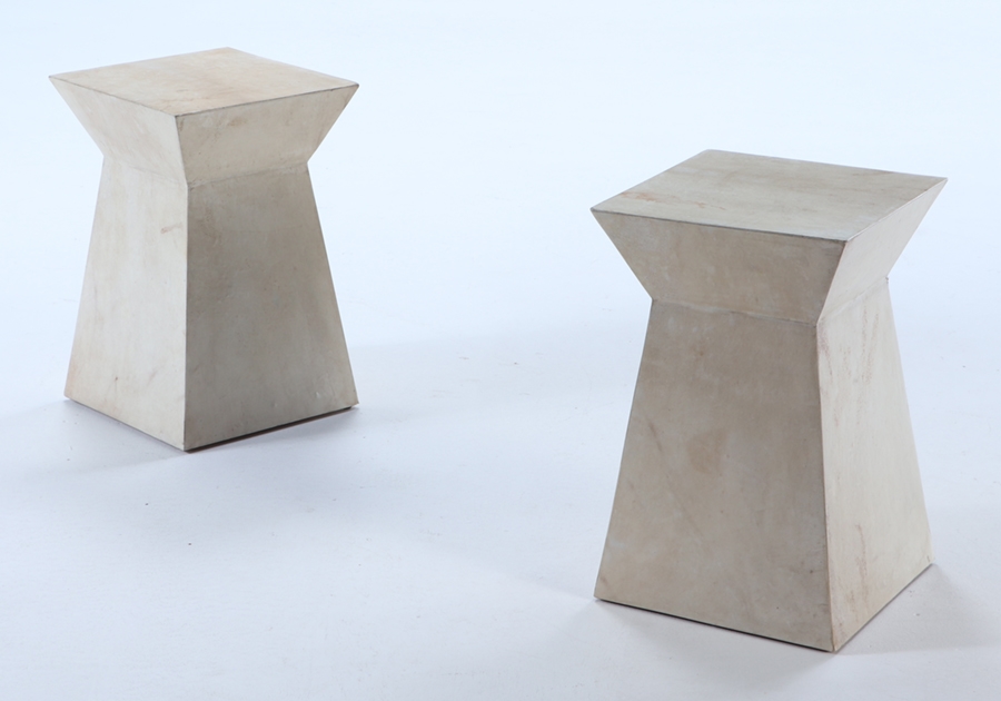 Jean-Michel Frank | Rectangular stands having tapered bodies | MutualArt