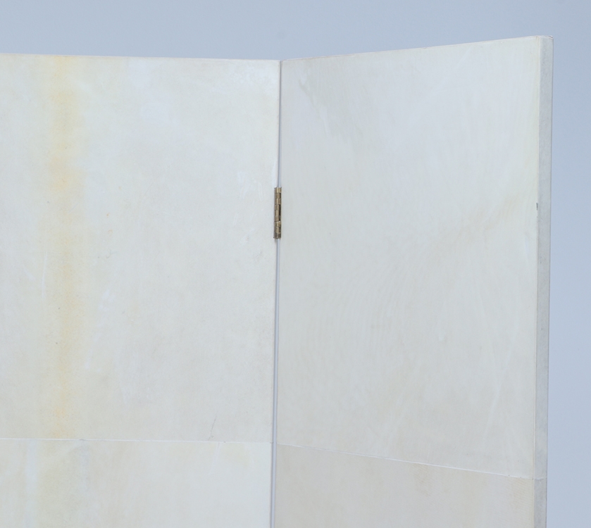Jean-Michel Frank | A three panel folding parchment screen | MutualArt