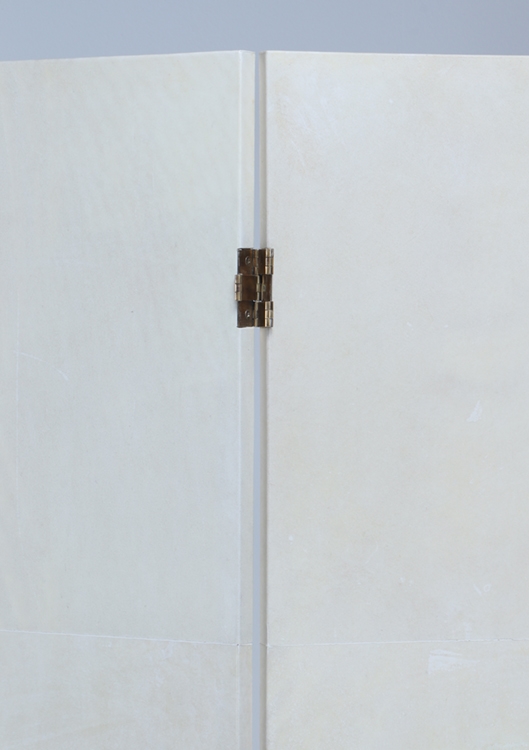 Jean-Michel Frank | A three panel folding parchment screen | MutualArt
