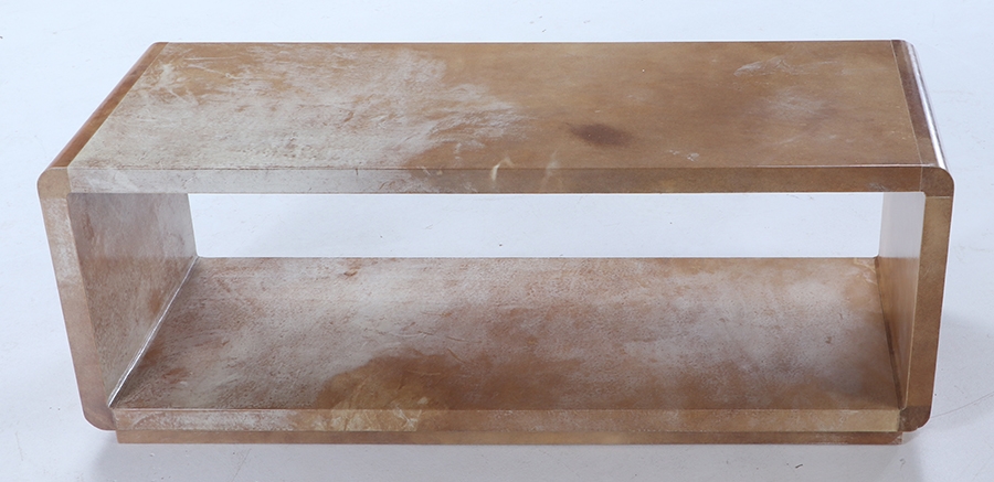 Samuel A. Marx | Parchent covered bench or coffee table | MutualArt