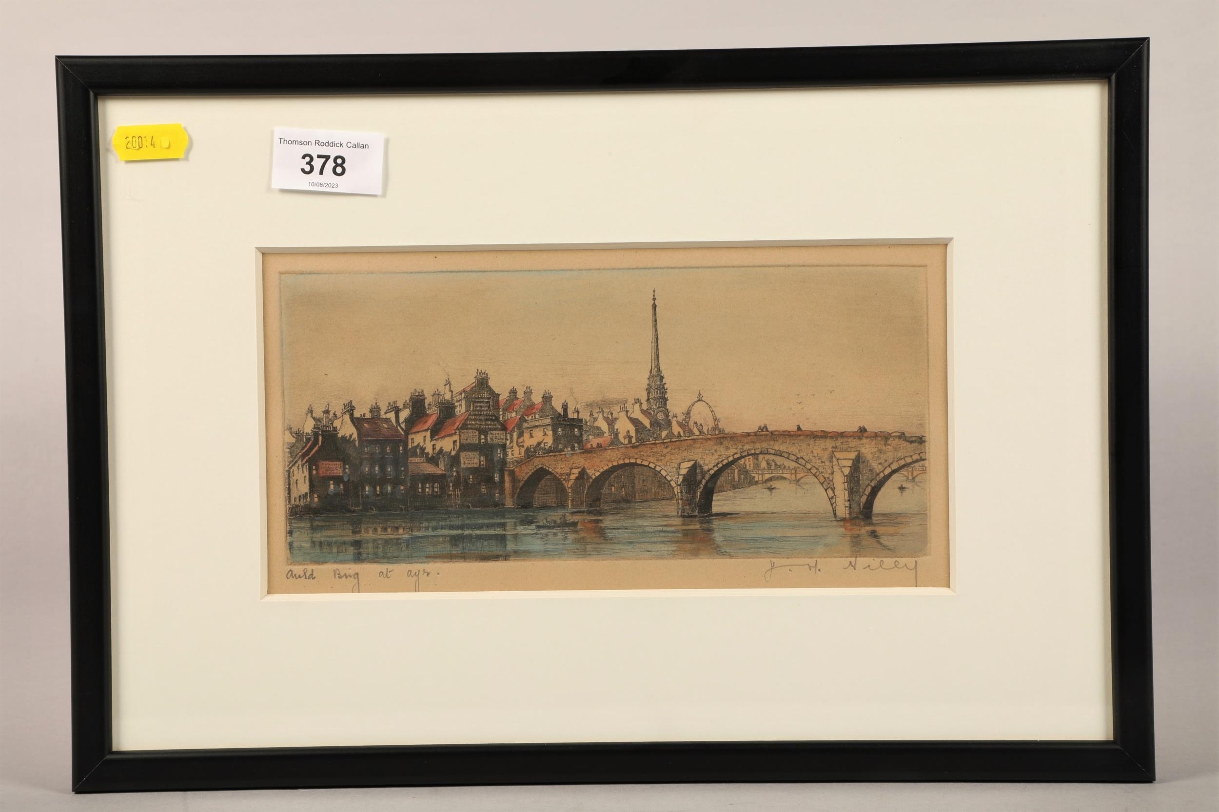 J.H. Wiley | Auld Brig at Ayr | MutualArt