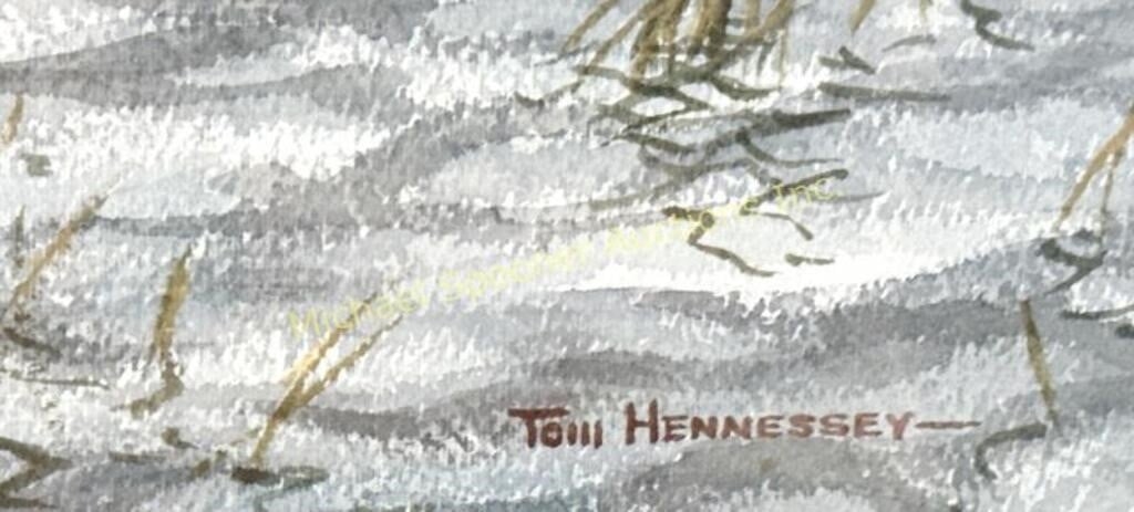 Tom Hennessey | UNTITLED - SETTING UP THE DECOYS | MutualArt