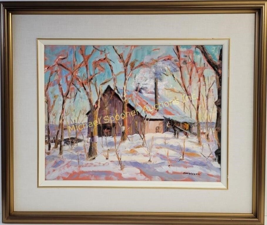 David Watt | SUGAR BUSH HAULING SAP (1999) | MutualArt