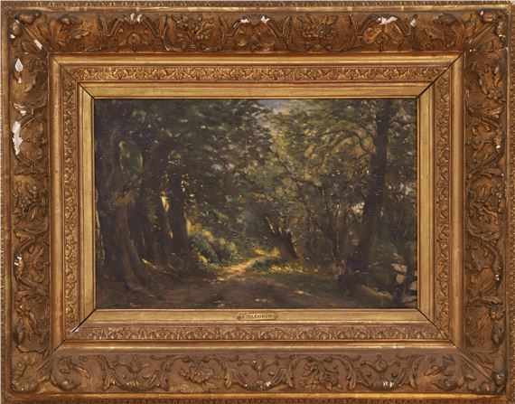 Auguste Allonge | Chemin en forêt | MutualArt