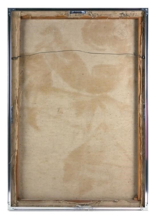 Leo Roth | Horse and figure above houses | MutualArt