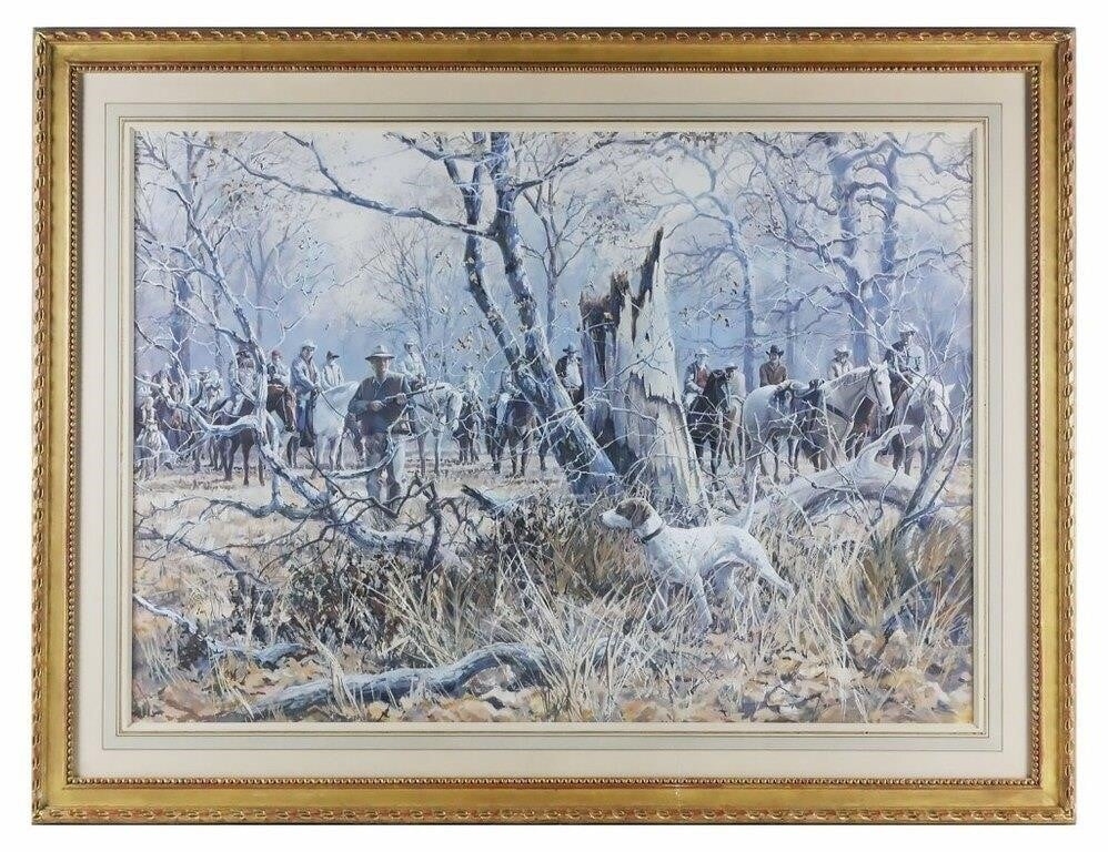 Herb Booth | Hunting Scene | MutualArt