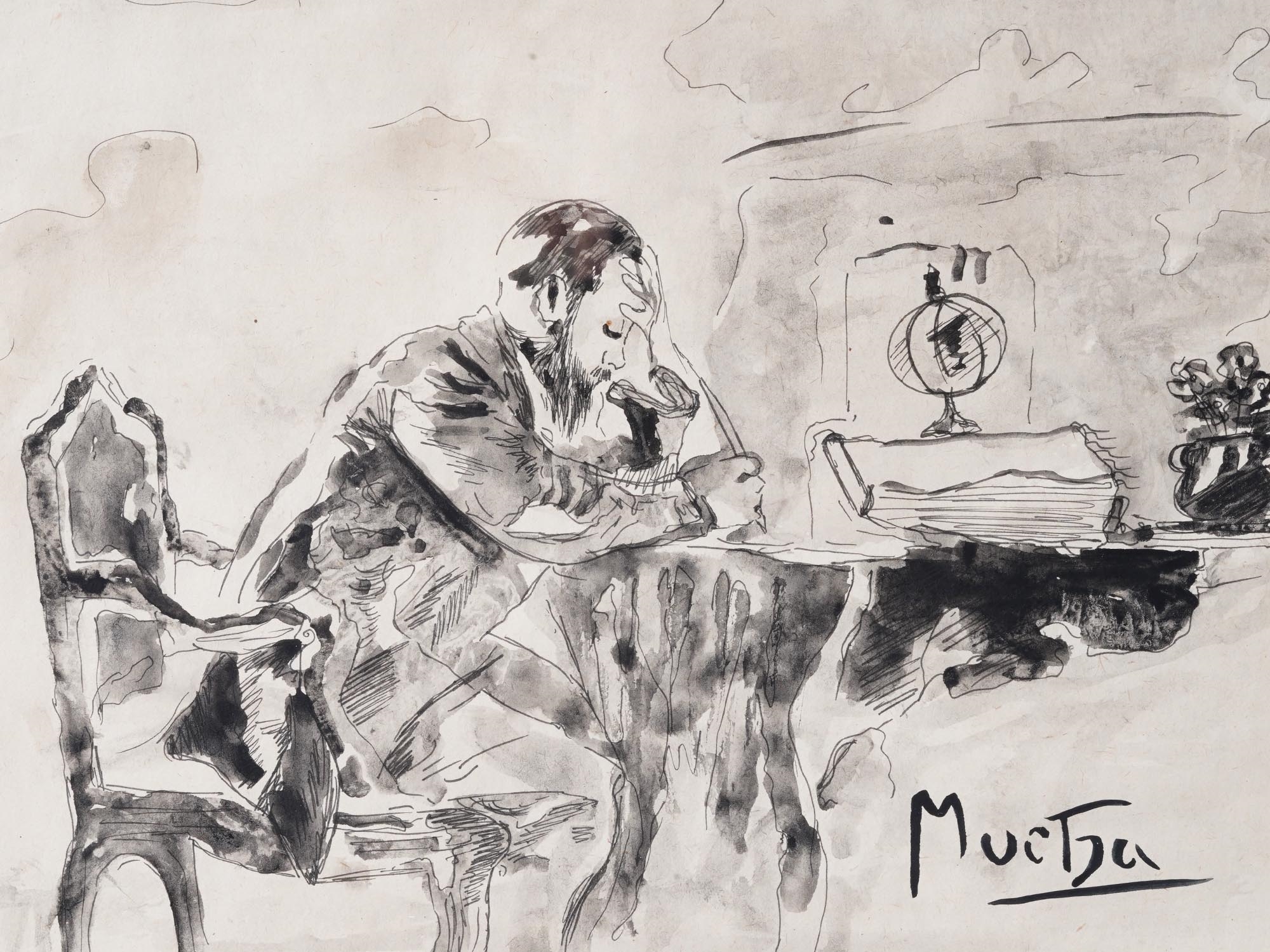 Alphonse Mucha Self Portrait