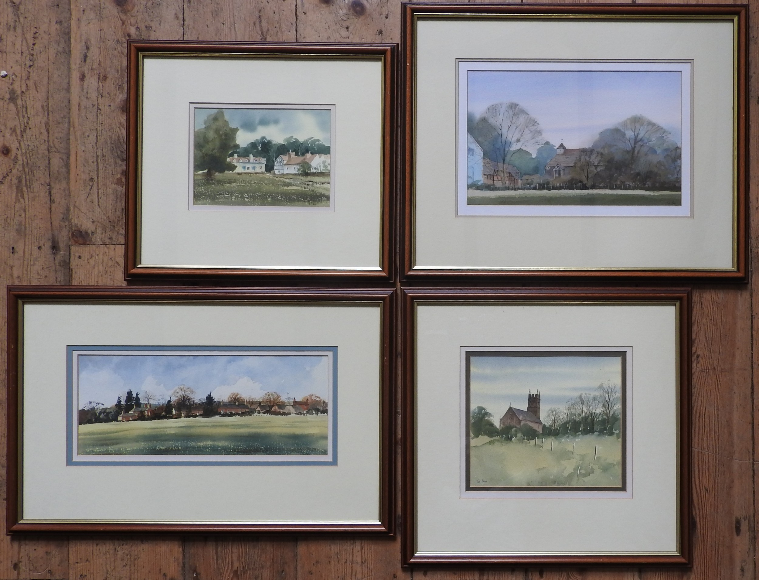 Tim Nash | FOUR VILLAGE SCENE | MutualArt