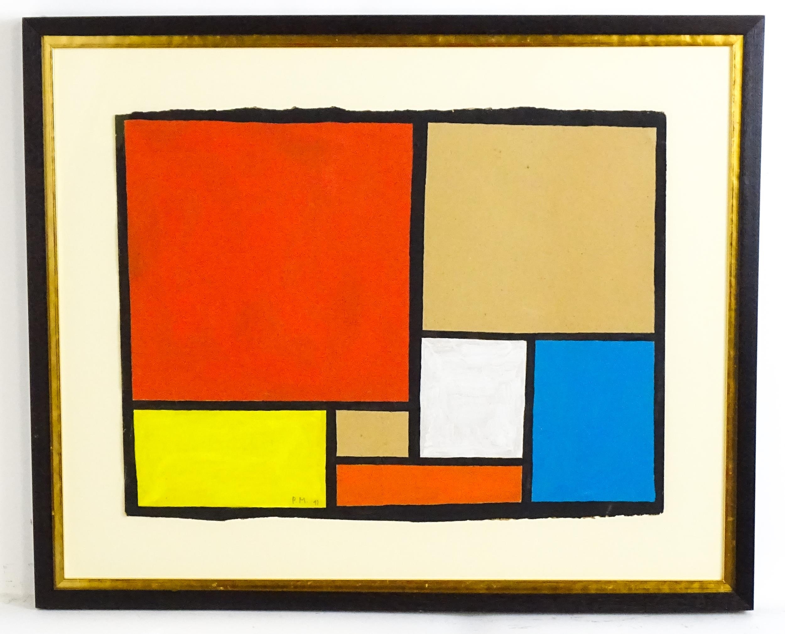 Piet Mondrian | Composition with rectangles (1941) | MutualArt