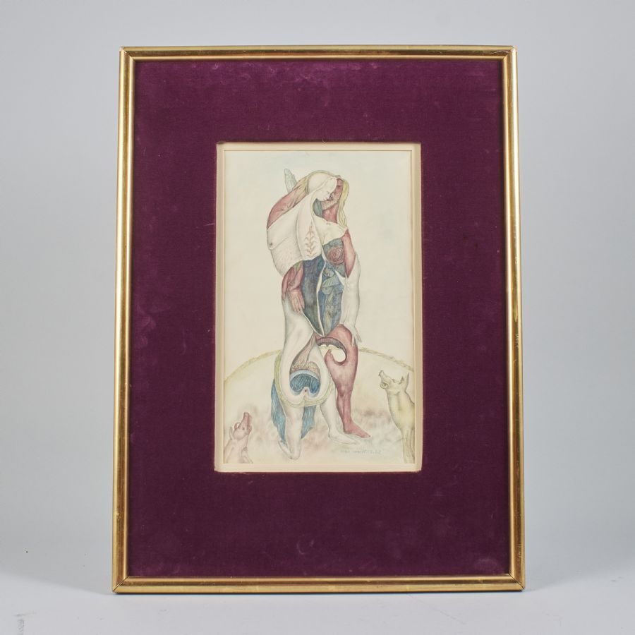 Max Walter Svanberg | Kvinnofigur (1942) | MutualArt