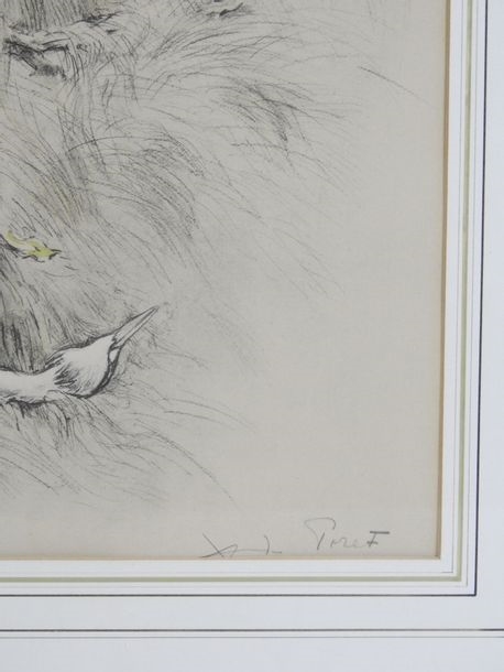 Xavier de Poret | Nature morte aux héron et colvert | MutualArt