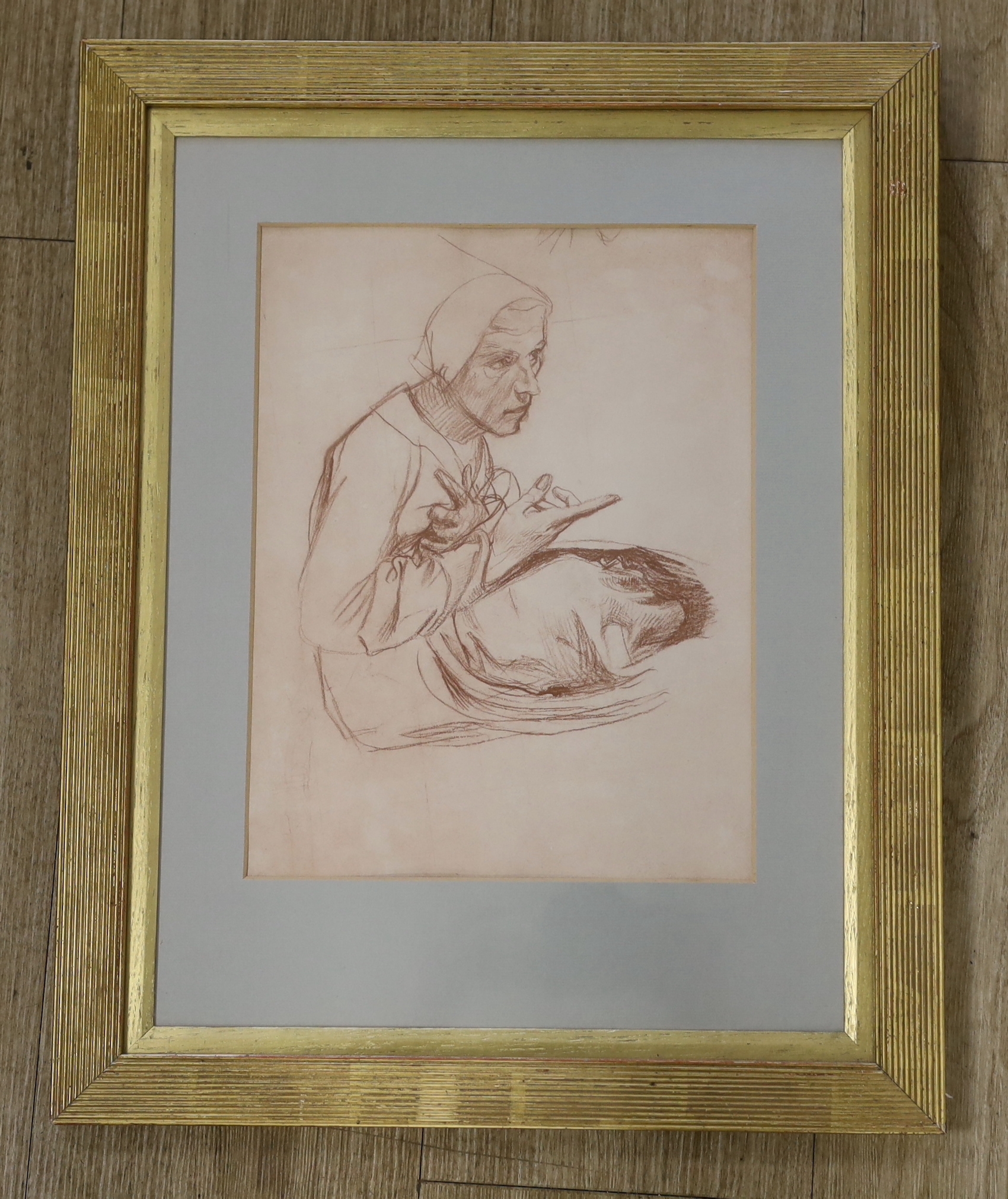 Alfred George Stevens | Figural study | MutualArt