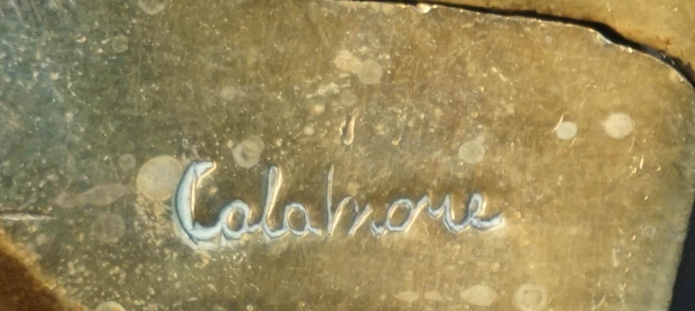 Domenico Calabrone | Bronze Kinetic Figural Group with Abstracted ...