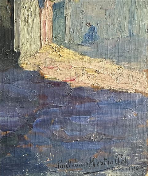 Paul Louis Mestrallet | Sunny alley (1910) | MutualArt