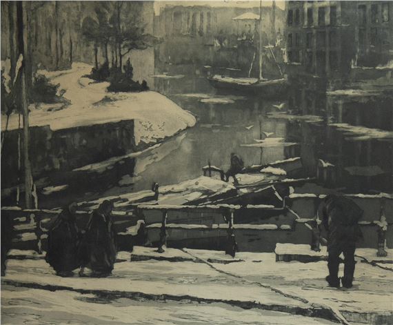 Albert Baertsoen | Dooi in Ghent | MutualArt