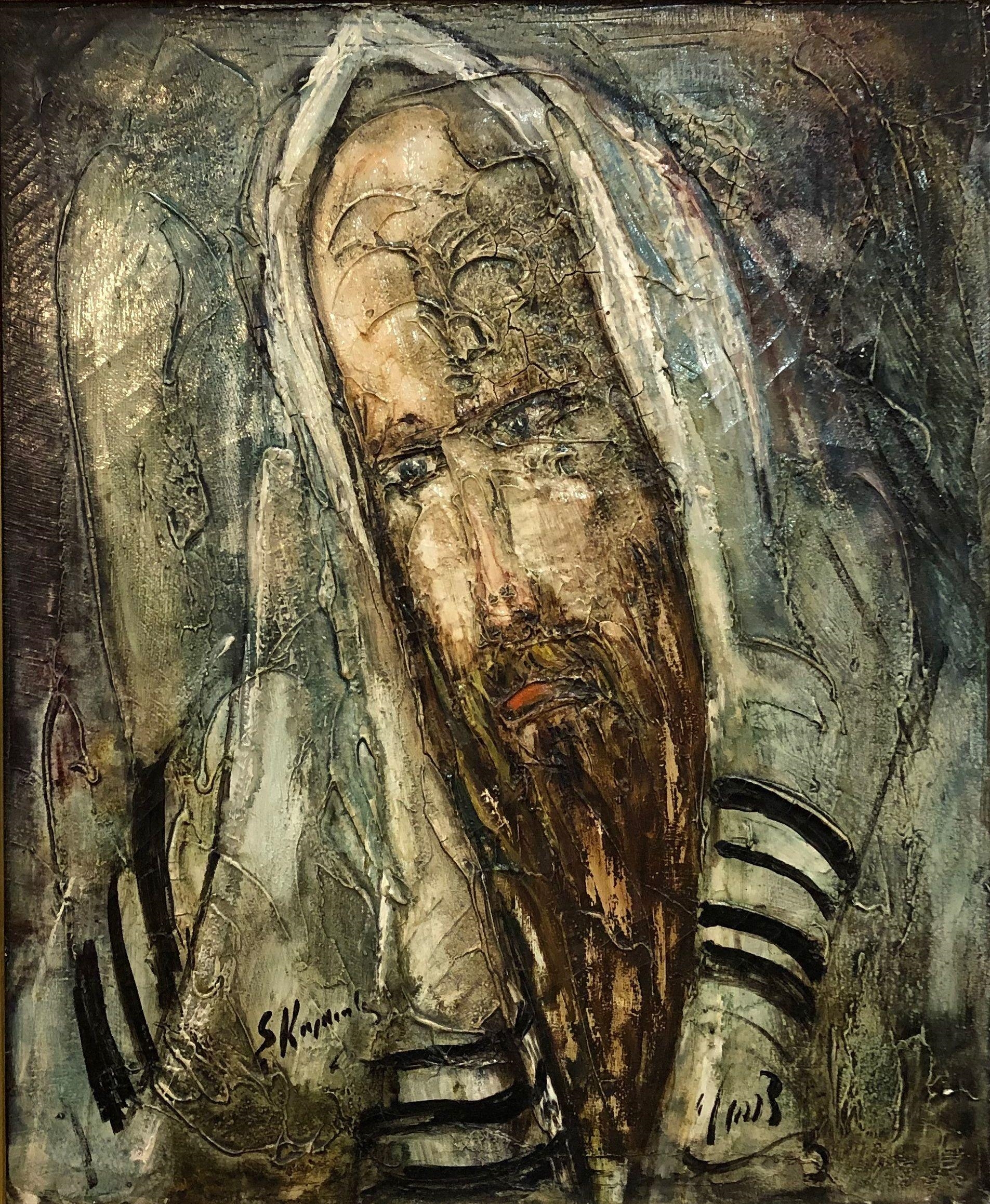Zvi Raphaeli | Portrait of Jewish man | MutualArt