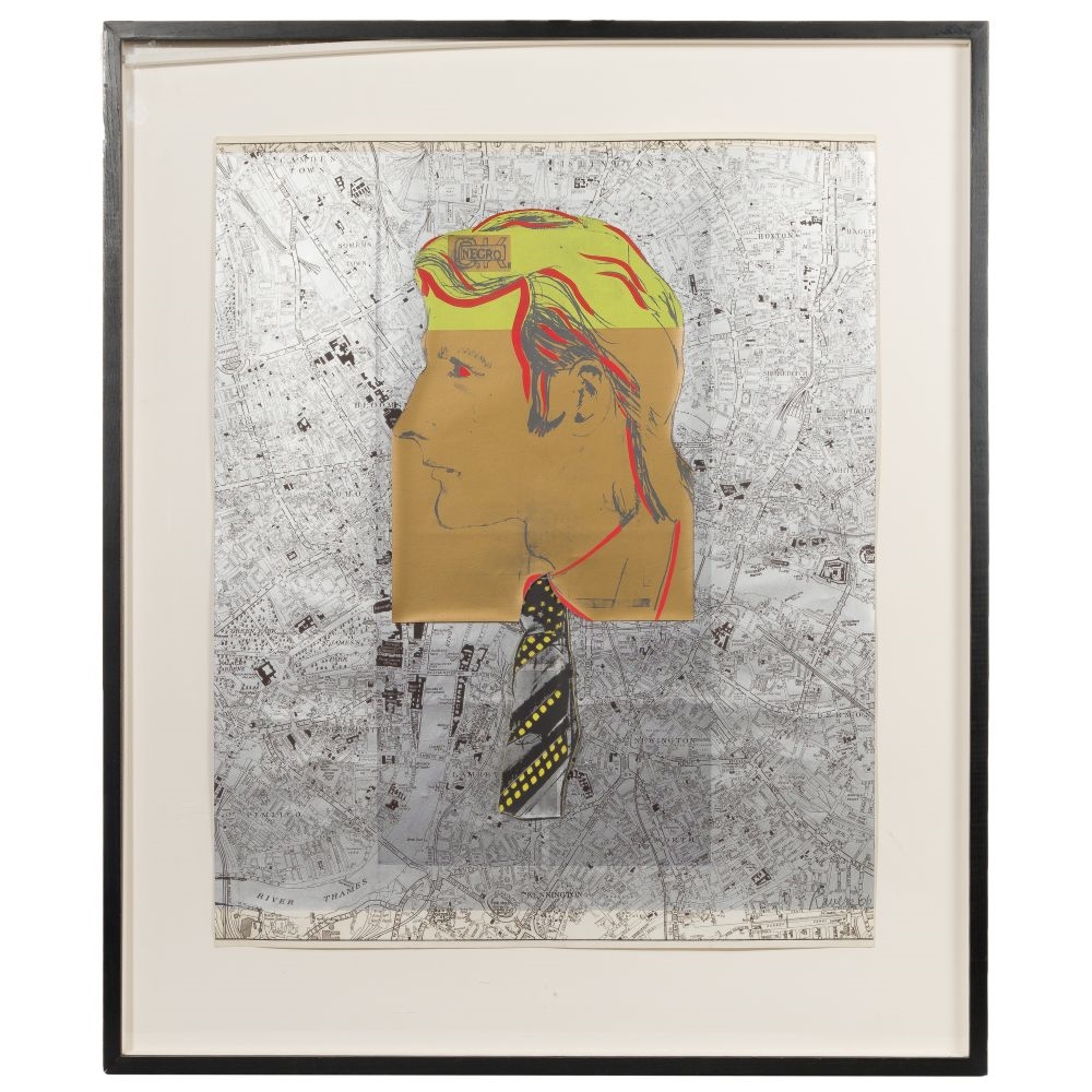 Larry Rivers | Map with Fraser (1966) | MutualArt